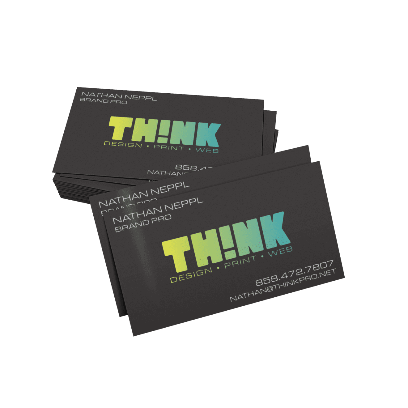 Standard UV Business Cards Printing – Creative Connect Advertising